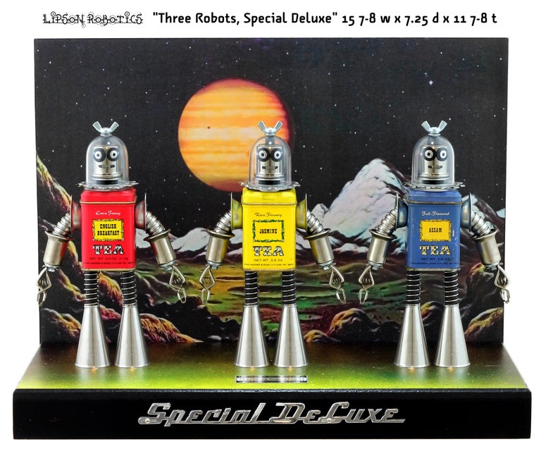 David Lipson - Three Robots Special Deluxe, Found objects For Sale at ...