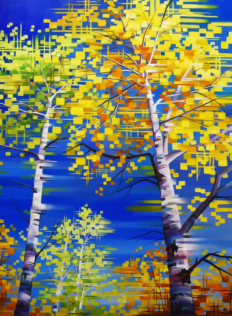 Michelle Condrat - "The Golden Years," Oil painting at 1stDibs
