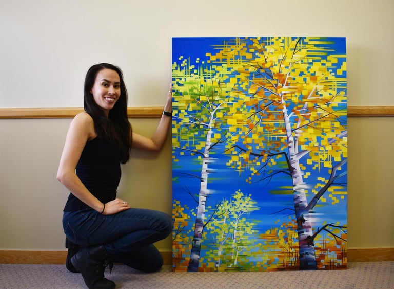 Michelle Condrat - "The Golden Years," Oil painting at 1stDibs