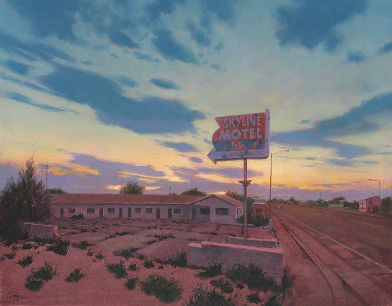 Mark Harrison - "Skyline" Oil Painting For Sale at 1stDibs