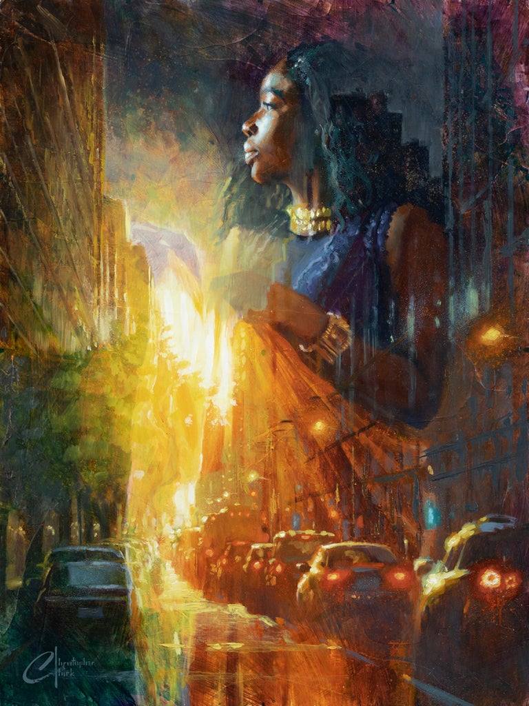 Christopher Clark 1 - "Wrapped in Sunlight" Oil Painting For Sale at ...