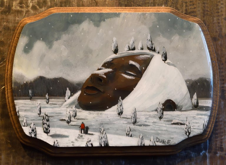 Nathan Durfee - "Slumbering by the Traveler" Mixed Media painting For ...