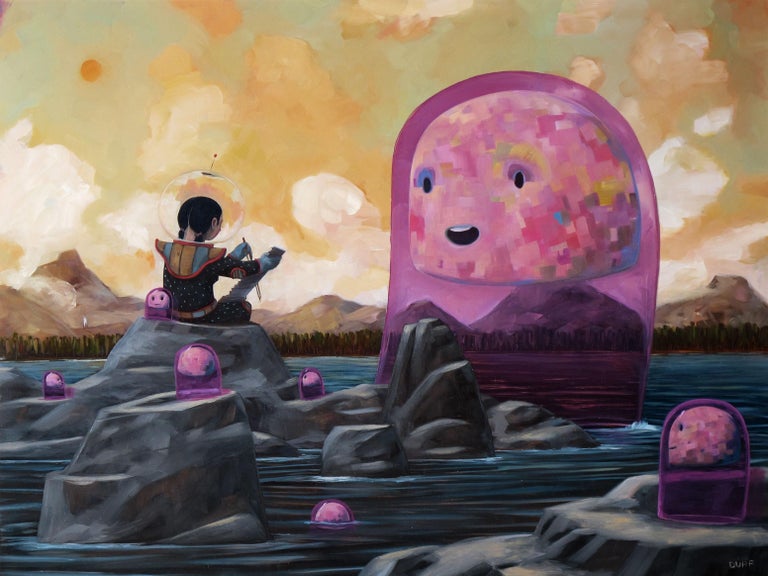 Nathan Durfee - "They Saw They Saw" Oil painting at 1stDibs