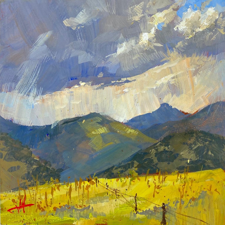 Judd Mercer - "Before the Storm" Gouache Painting For Sale at 1stDibs