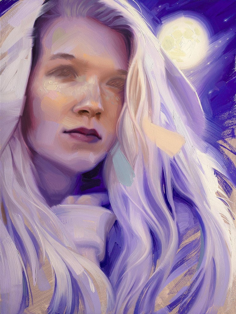 Rob Rey - "Star Gazer" Oil Painting For Sale at 1stDibs