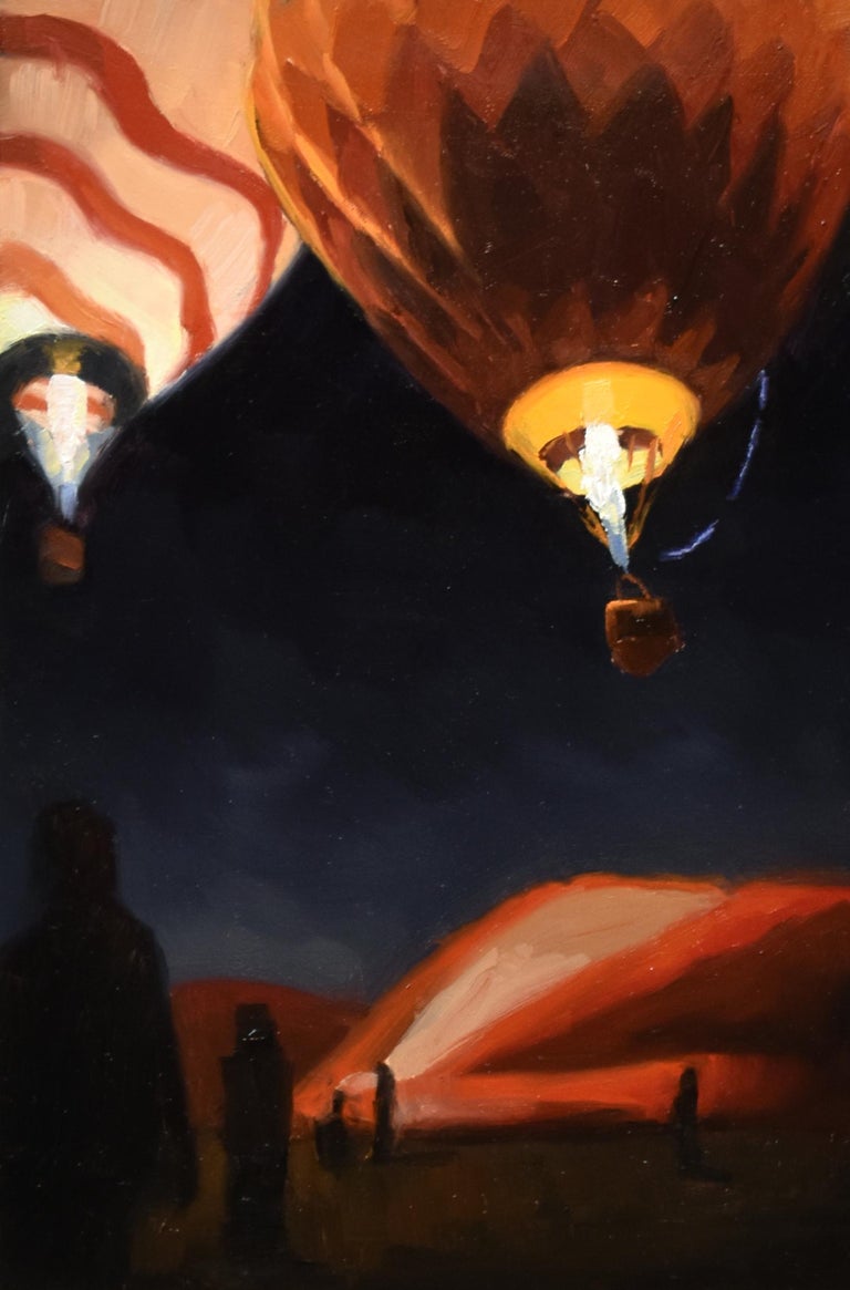 Riley Doyle - "Dawn Patrol 3" Oil Painting For Sale at 1stDibs