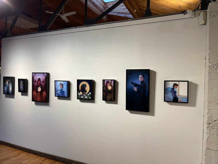 Sara Scribner - "Nightfall, " Oil Painting For Sale at 1stDibs