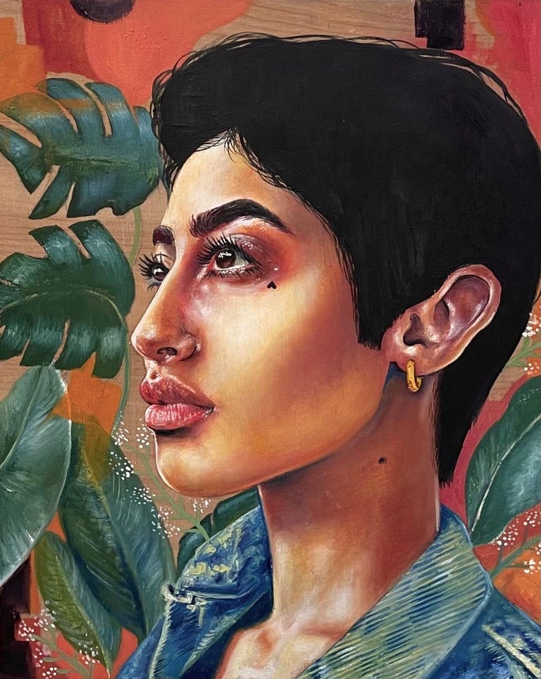 MJ Lindo - "True Romance," Oil Painting For Sale at 1stDibs
