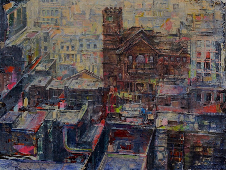 Josh George - "Disassembled for Transport," Mixed Media Painting at 1stDibs