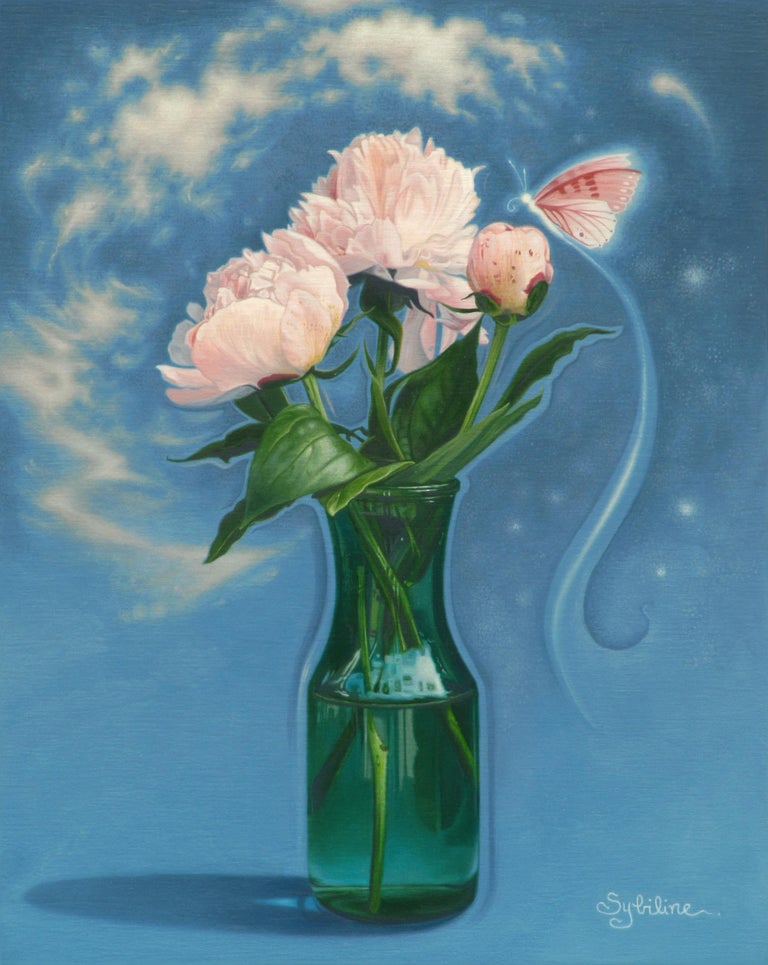 Sybiline - "Life in a Bottle" Oil Painting For Sale at 1stDibs
