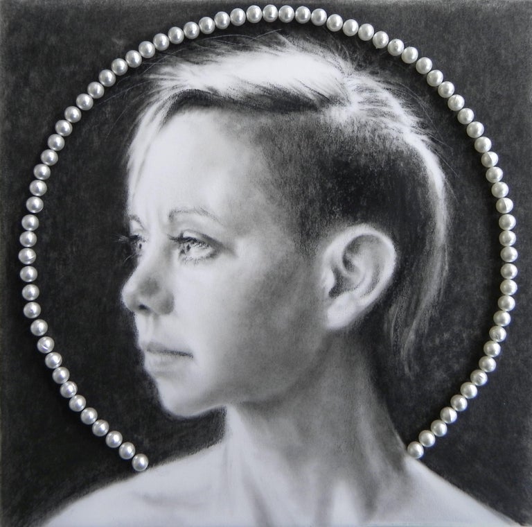 Daggi Wallace - "All Around Me Still," Mixed Media Drawing For Sale at ...