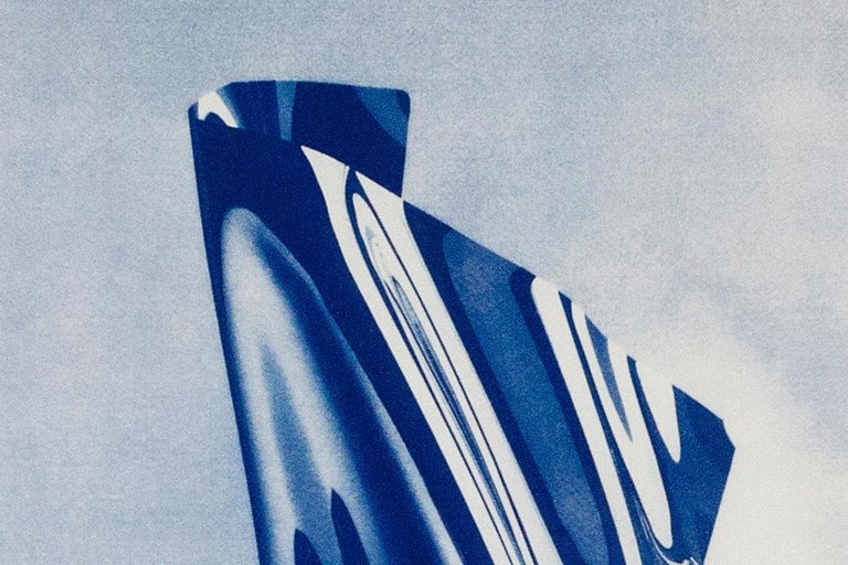 Kind of Cyan - Clear Plastic nº1, Contemporary Cyanotype on Watercolor ...