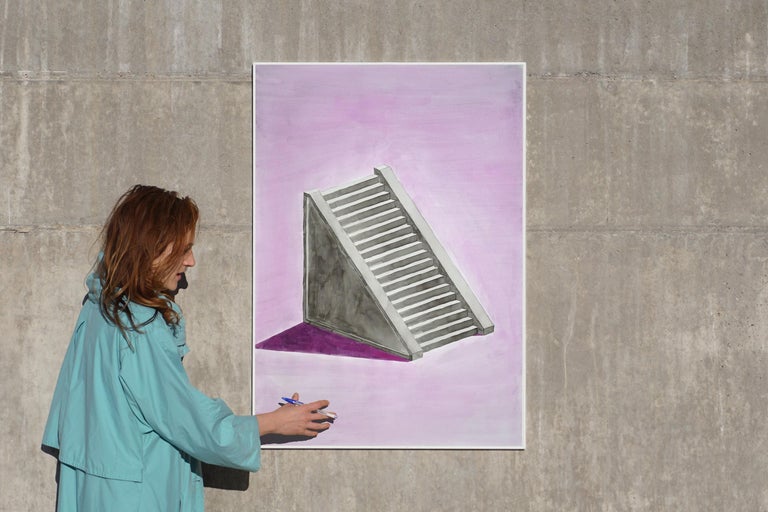 Ryan Rivadeneyra - Lilac Mayan Staircase, Minimal Architecture ...