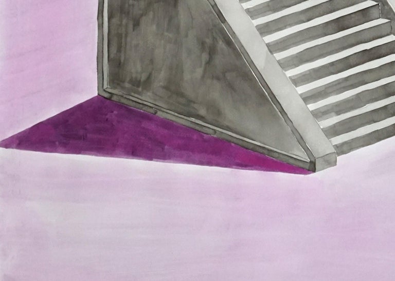 Ryan Rivadeneyra - Lilac Mayan Staircase, Minimal Architecture ...