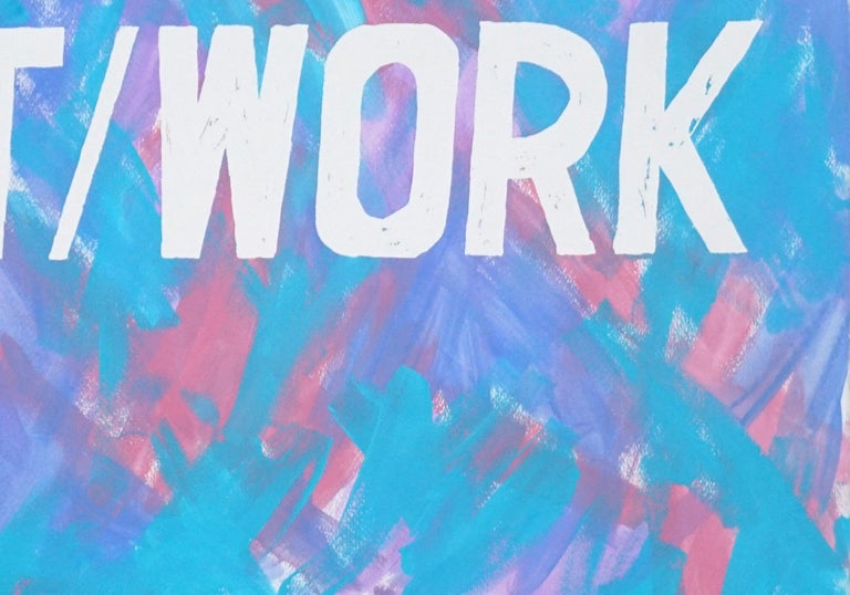 Ryan Rivadeneyra - Art - Work, Word Art Calligraphy Painting, Acrylic ...