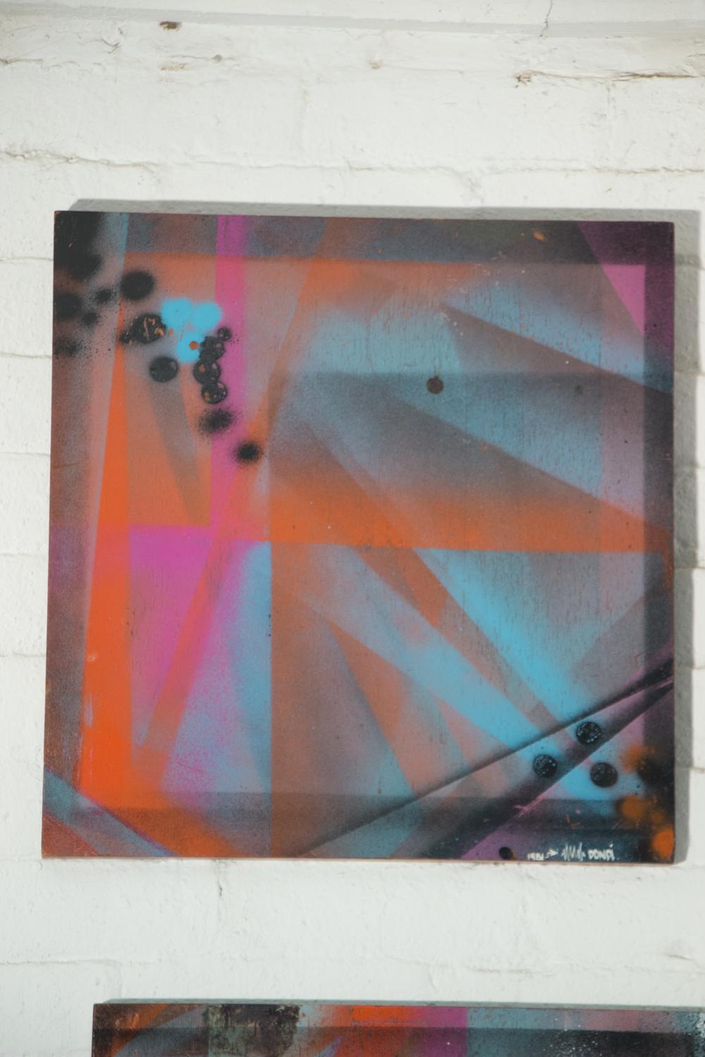Dondi White - Two Paintings by Dondi Collaboration with Futura 2000 Dos ...