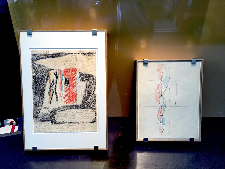 Le Corbusier - Modulor drawing and Modulor sketch, both unique – given ...