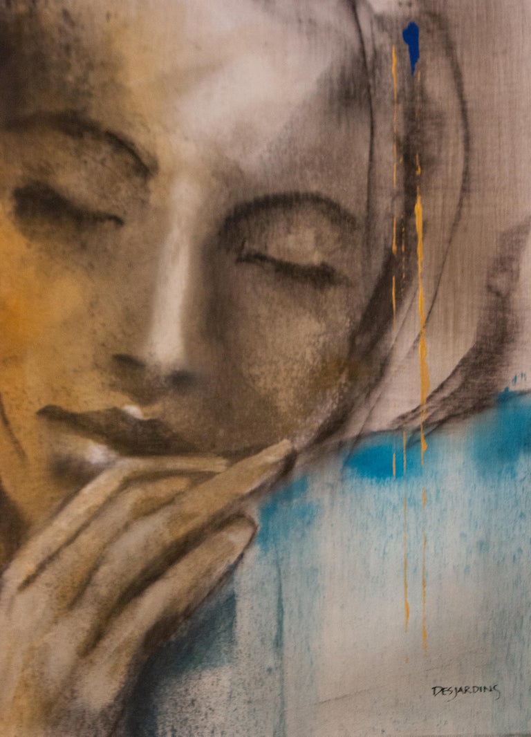 Andre Desjardins - New Morning-Painting, Charcoal, Acrylic, Oil ...