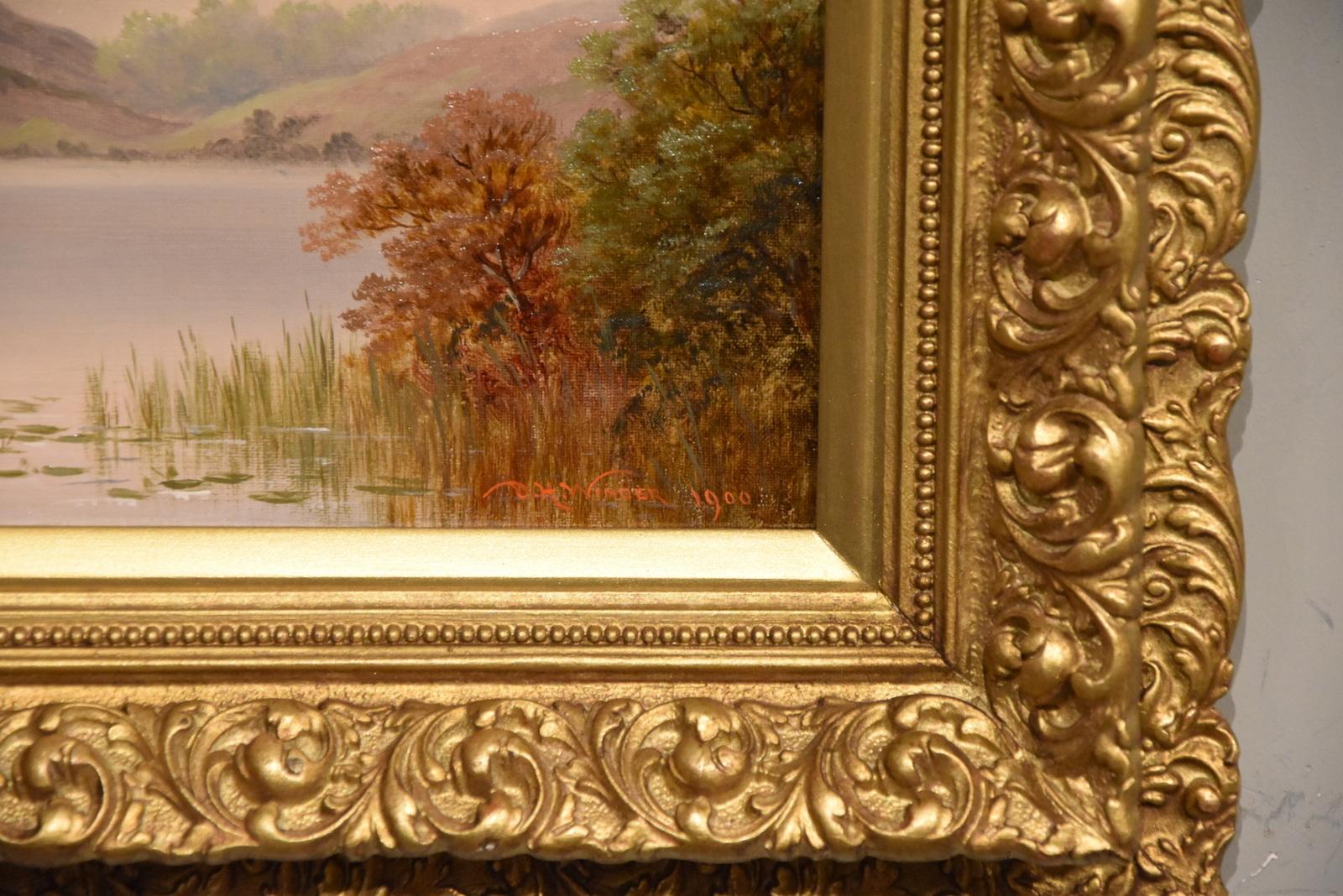 Daniel H. Winder - Oil Painting by Daniel H. Winder "A Quiet Spot for ...