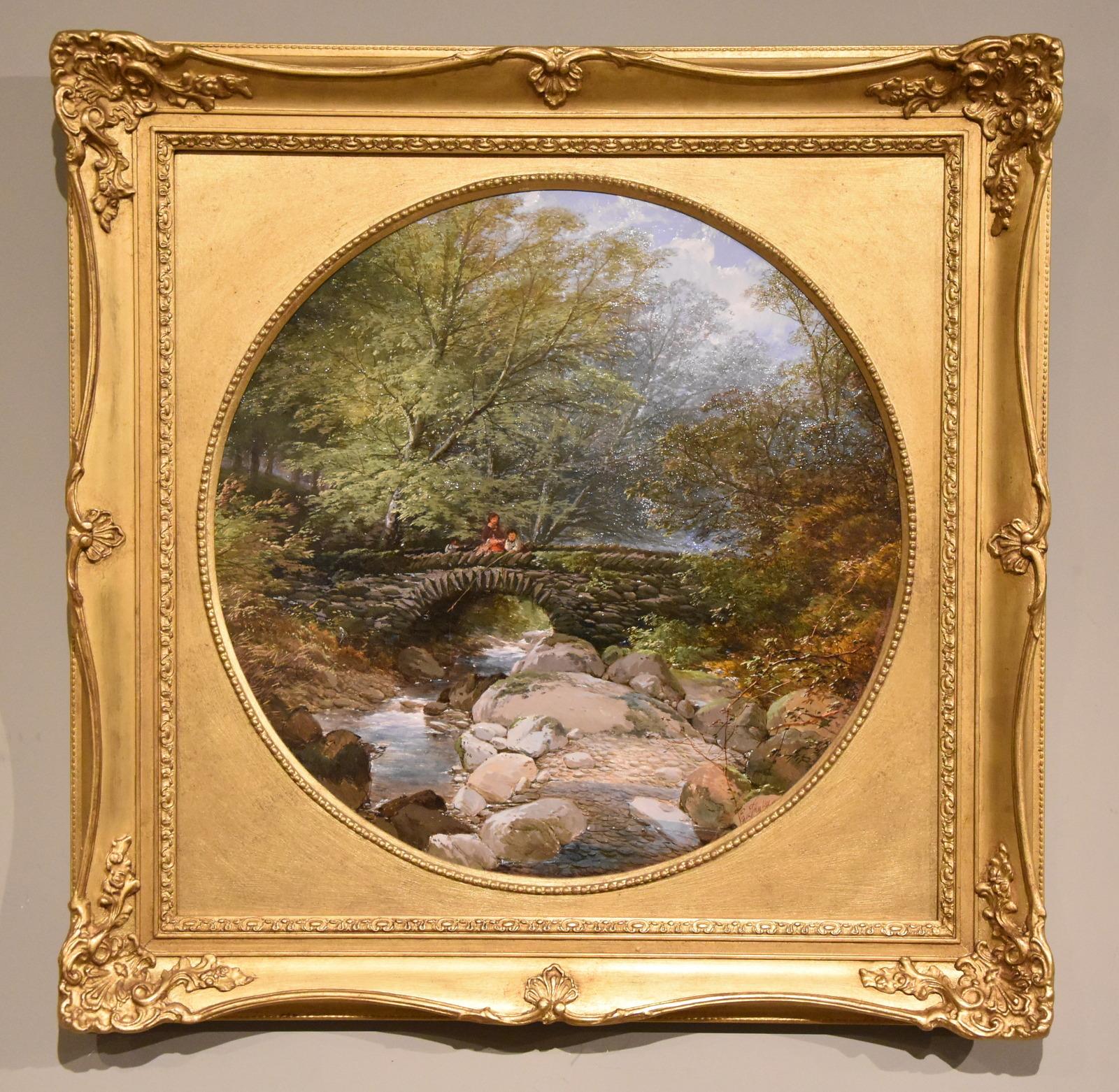 Edwin Taylor - Oil Painting Pair by Edwin Taylor "An Old Mill on the ...