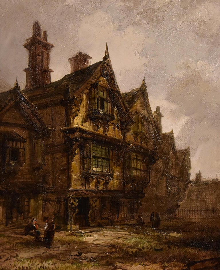 Henry Foley - Oil Painting by Henry Foley “The Old House” For Sale at ...