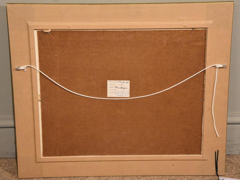 Max Hofler - Oil Painting by Max Hofler "The Frozen Pond" at 1stDibs