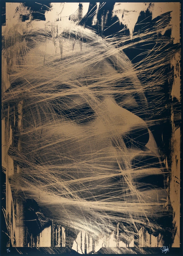 Snik - Emmaline Copper Variant, Snik, Contemporary Urban Art Stencil ...