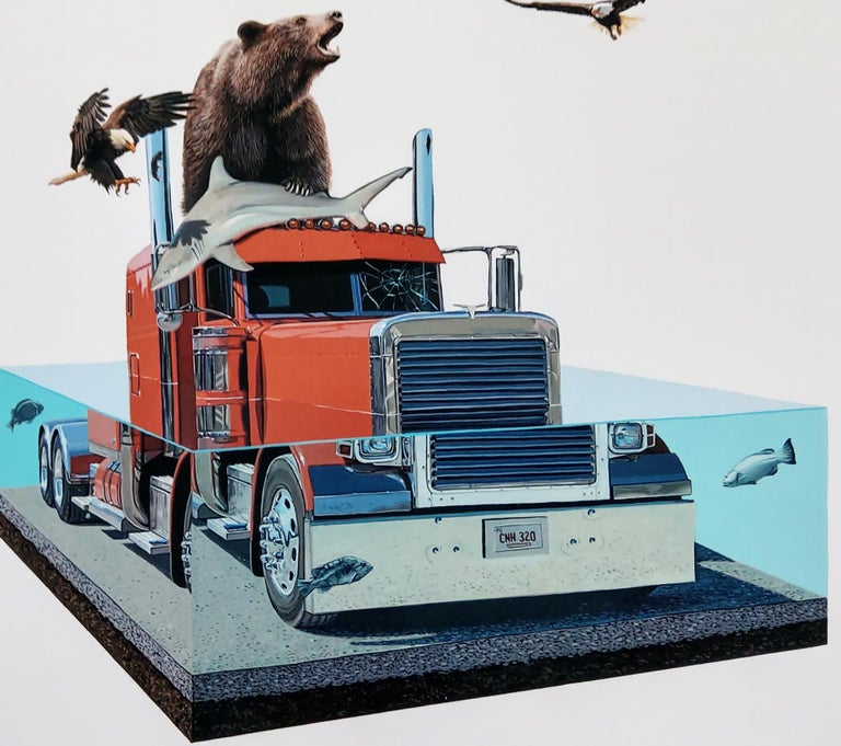 Josh Keyes - Goliath by Josh Keyes, Contemporary Street Art Print For ...