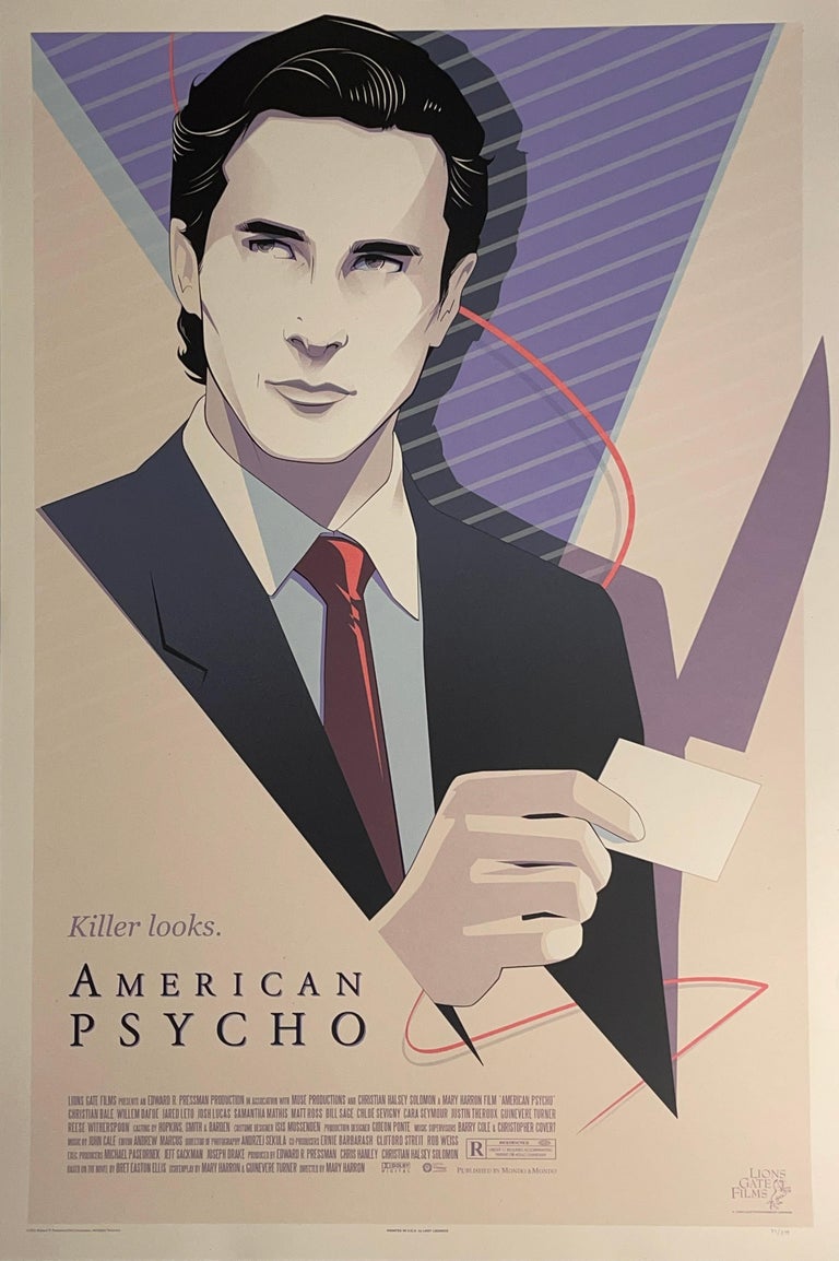 Craig Drake - American Psycho Screen print by Craig Drake Lions Gate ...