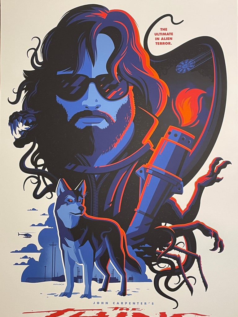 Tom Whalen - John Carpenter's "The Thing" Movie Cinema Print by Tom ...