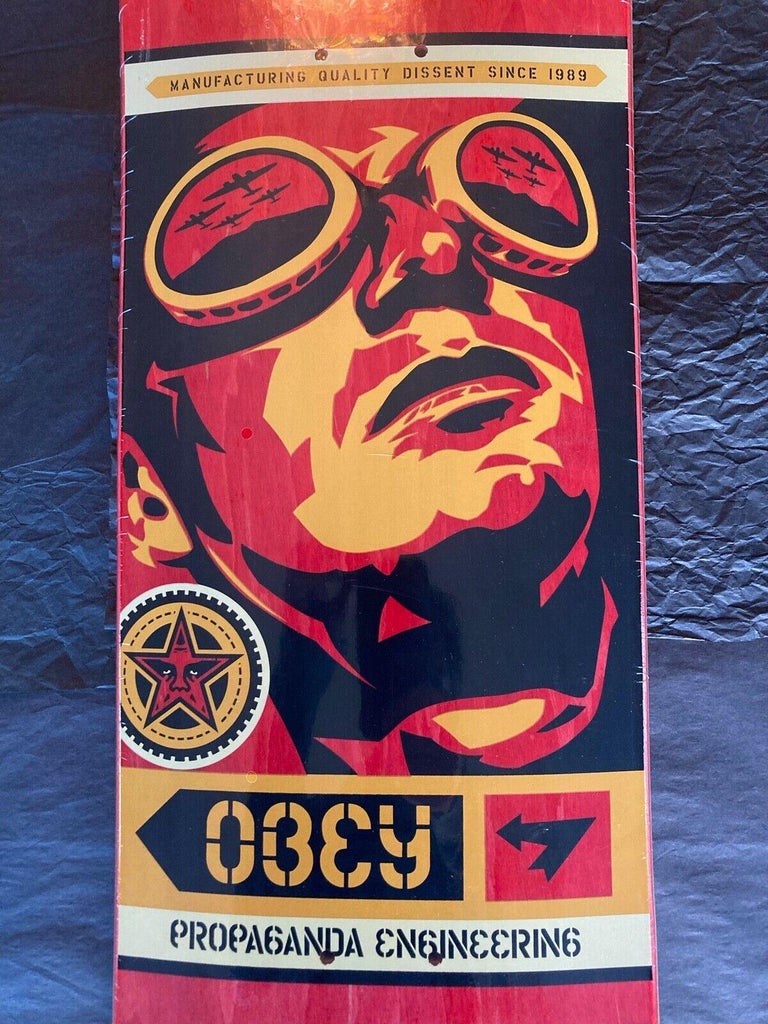 Shepard Fairey - Shepard Fairey Obey Giant 30th Anniversary Skateboard ...