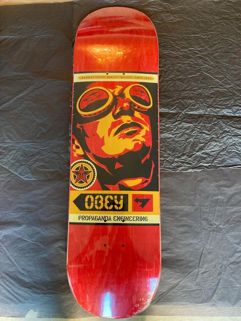 Shepard Fairey - Shepard Fairey Obey Giant 30th Anniversary Skateboard ...