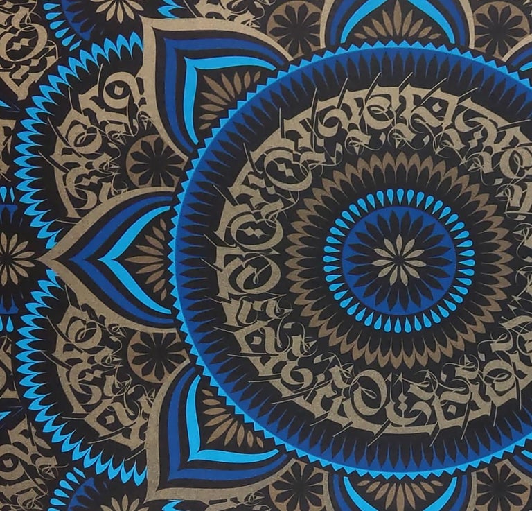 Cryptik - Blue Lotus by Cryptik, Contemporary Street Art Print at ...