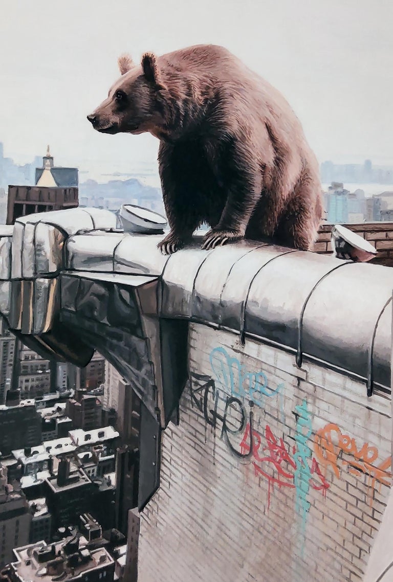 Josh Keyes - Mad World, Josh Keyes, Contemporary Street Art Print For ...