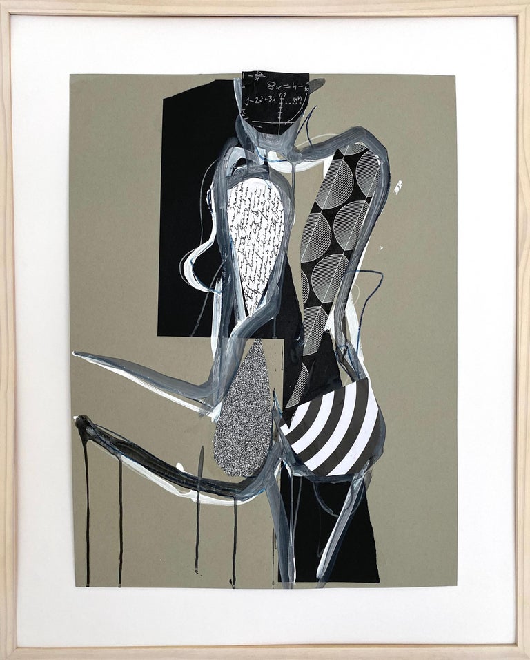 Allison Meyler - Mixed Media Figure, Abstract Figurative, Mixed Media ...