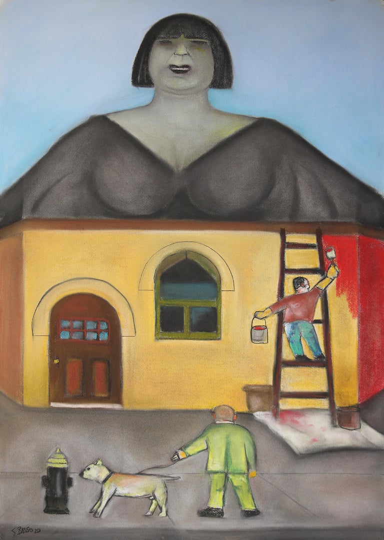 Stephen Basso - Painting the Town Red urban narrative warm southwestern ...