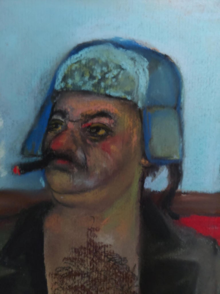 Stephen Basso - Blue Period artist as subject humorous observation coll ...