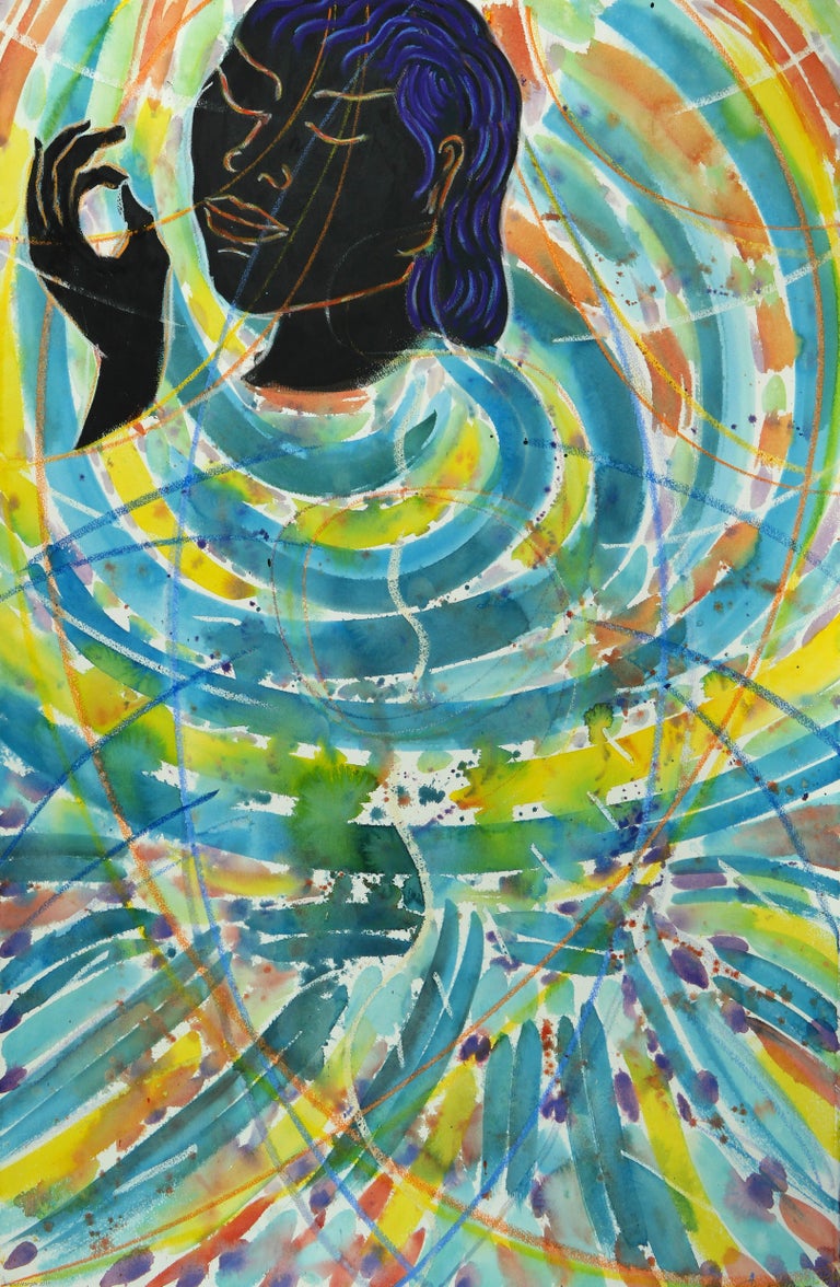 Janet Morgan - Like This (Homage to Rumi) colorful spiritual abstract ...