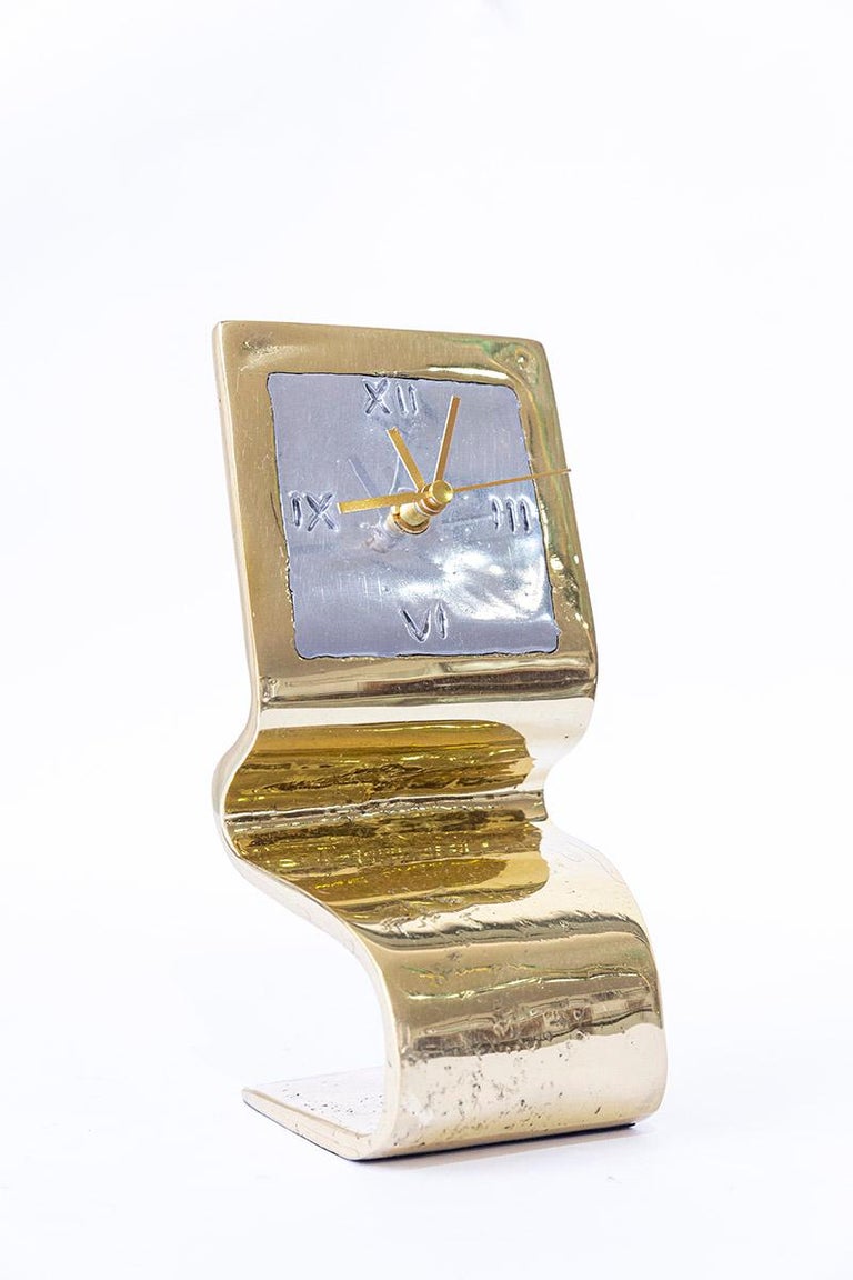 David Marshall - David Marshall Metal Zig Zag Clock Livingroom Piece ...