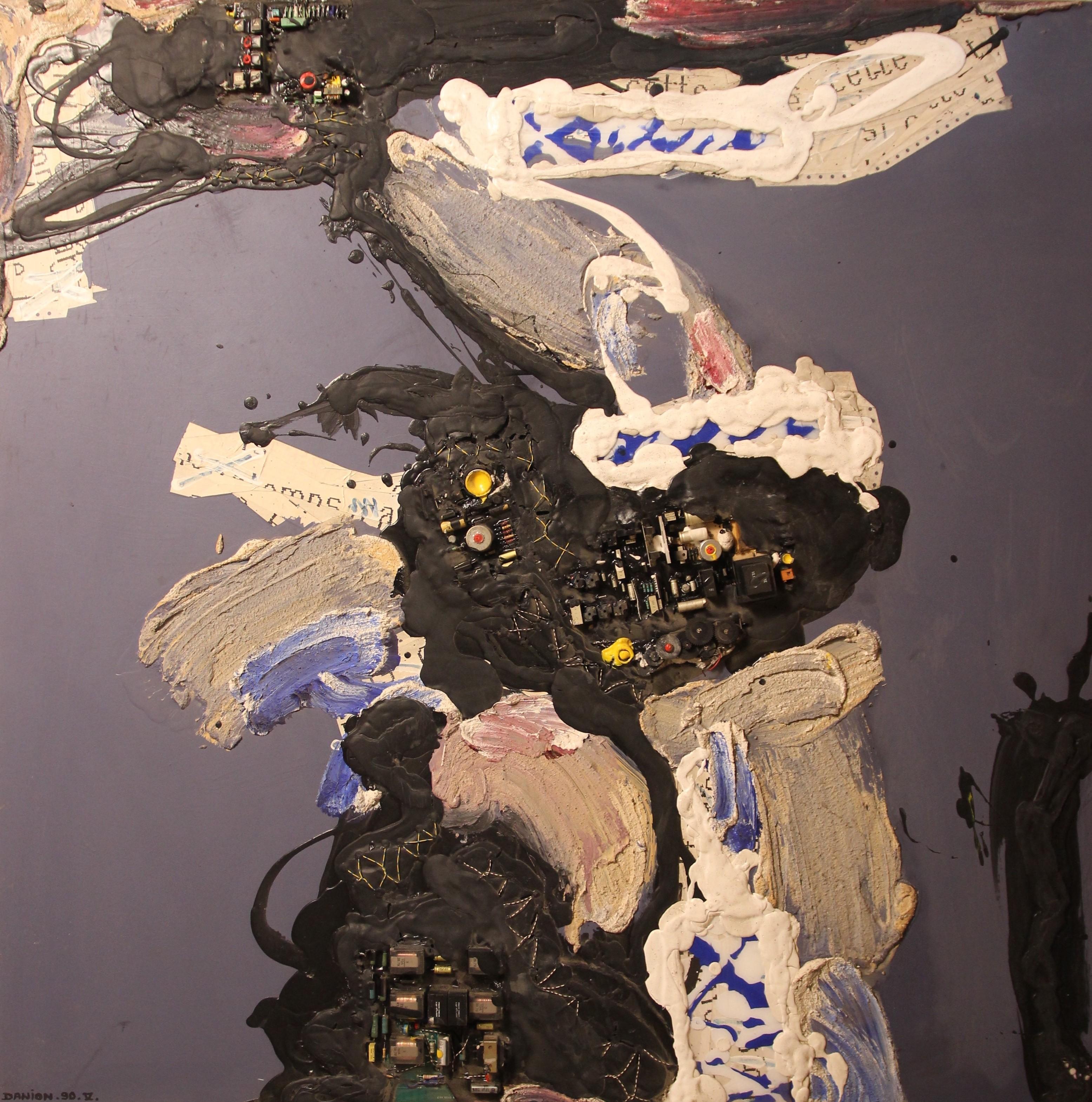 Patrick Danion - Patrick Danion, Painting, Acrylic on wood, circa 1990 ...