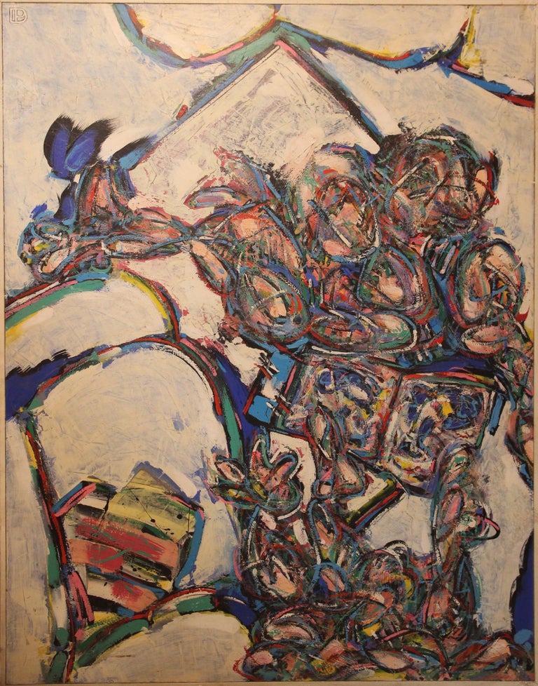 Patrick Danion - Patrick Danion, Painting, Acrylic on wood, circa 1990 ...