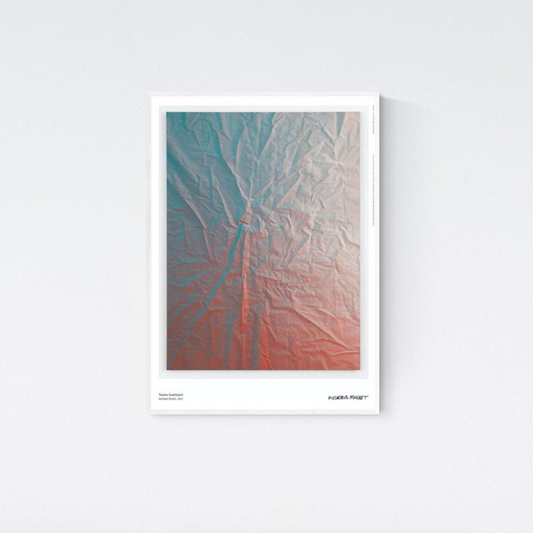 Poster Untitled (Fold) Gradient Color Abstract Minimal at 1stDibs