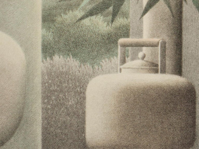 Robert Kipness - Interior Still Life with Kettle, Vase and Plant ...