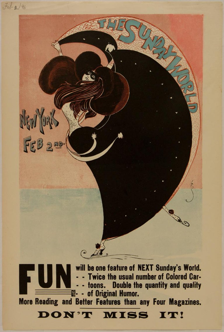 F. Gilbert Edge - The Sunday World; New York Feb. 2nd For Sale at 1stDibs