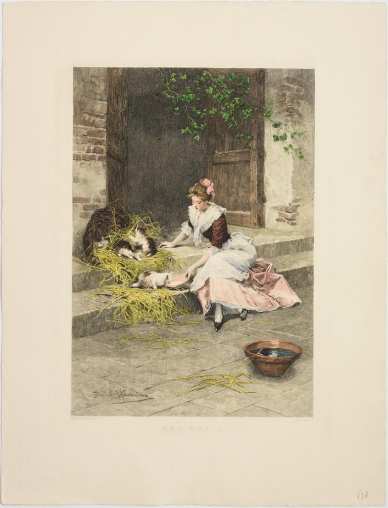 Daniel Hernandez Morillo - Mes Chats For Sale at 1stDibs