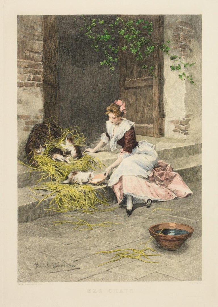 Daniel Hernandez Morillo - Mes Chats For Sale at 1stDibs