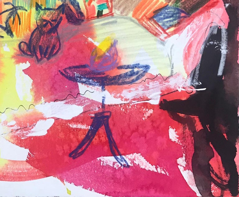 Tanja Ritterbex - Tanja Ritterbex, The Couch (drawing of a interior ...