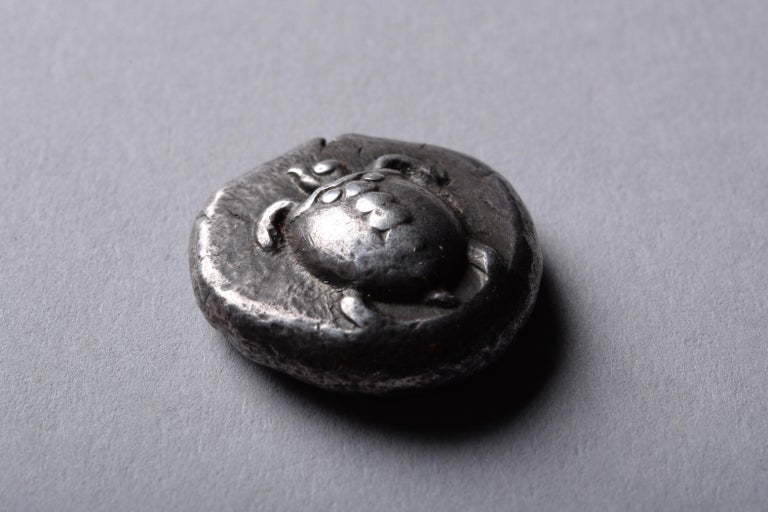 Unknown - Ancient Greek Silver Turtle Stater Coin from Aegina at 1stDibs