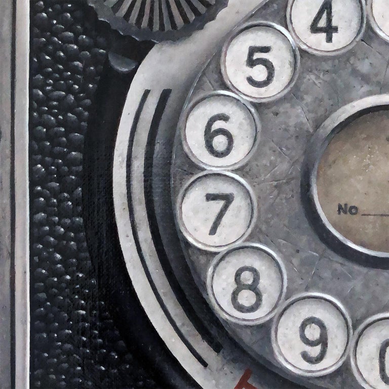 Jeff Bartels - Contemporary Hyper Realist Oil Painting : Antique Phone ...