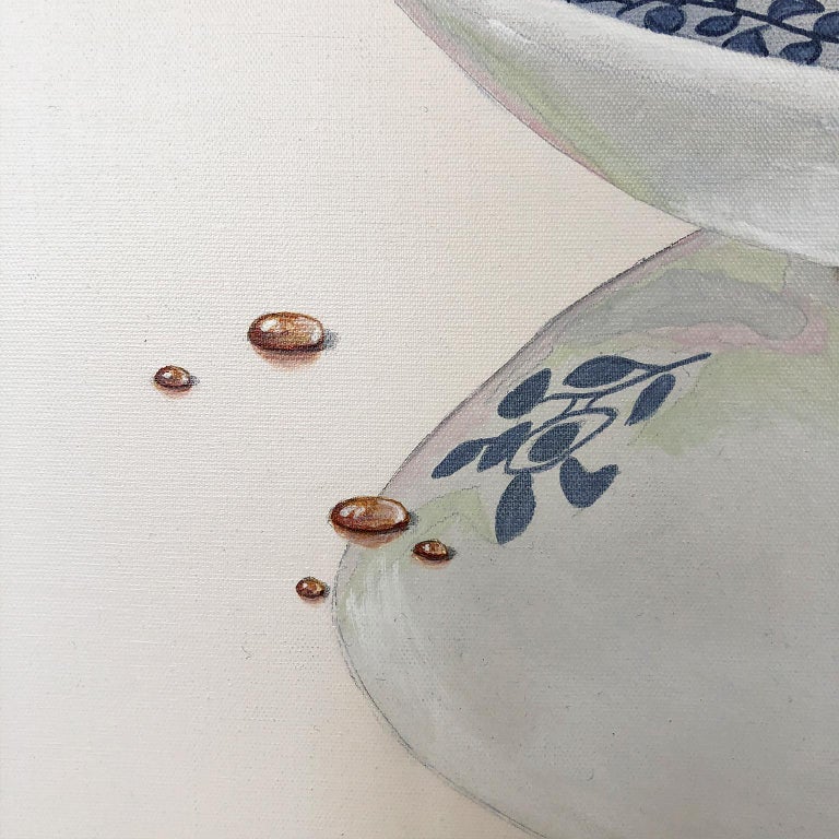 Jos Rijff - Tea - Contemporary Hyper Realist Still Life Oil Painting ...